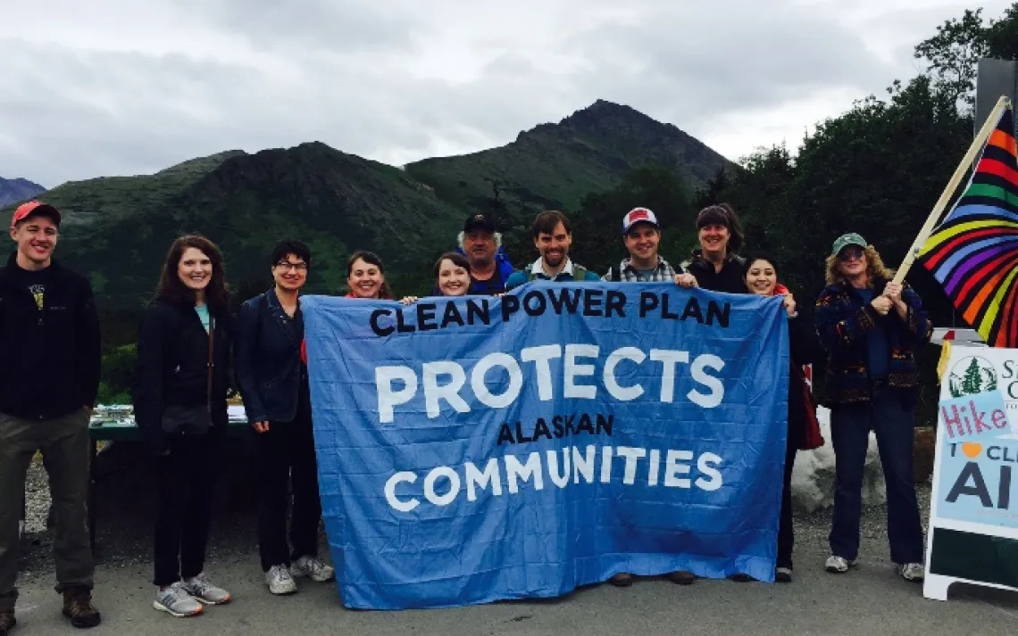 Alaskans Scale Flattop Mountain for Clean Air | Sierra Club