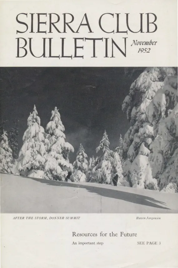 November 1952 | Sierra Club